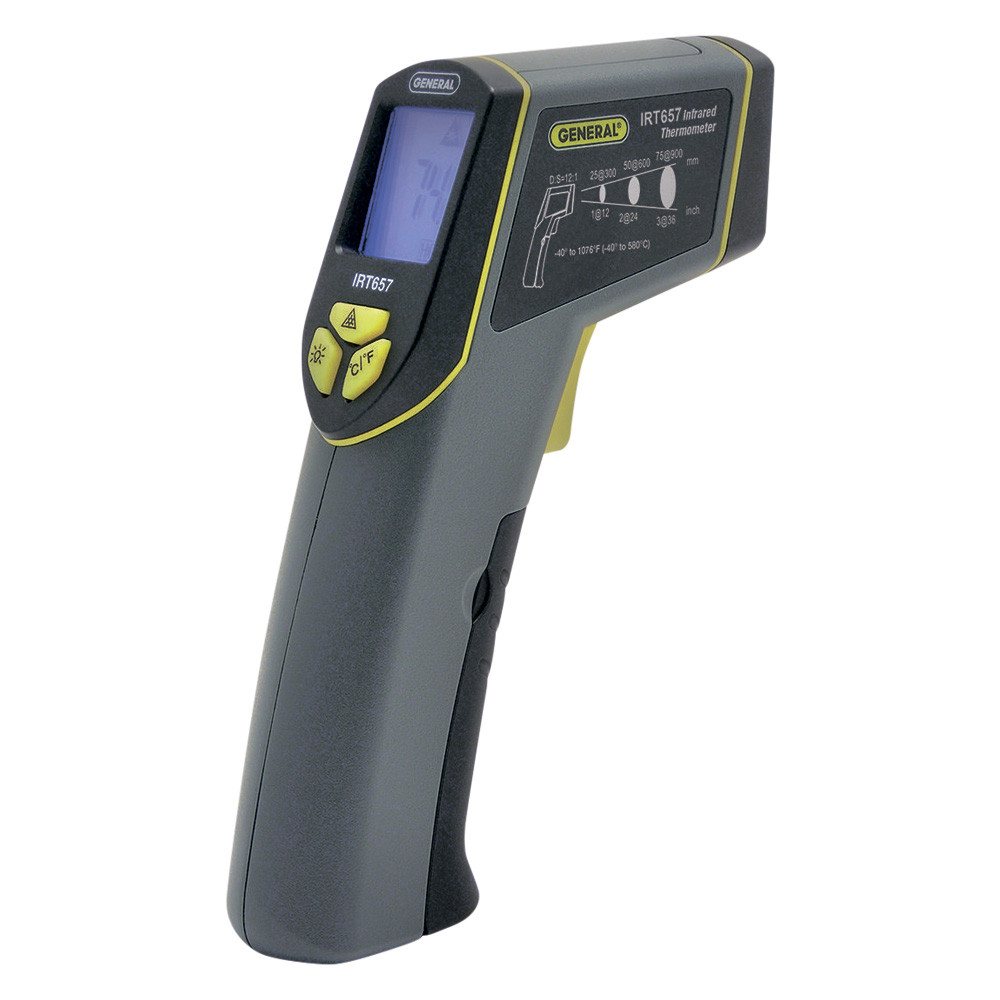 General Tools® IRT657 - Wide-Range Infrared Thermometer with Star Burst ...