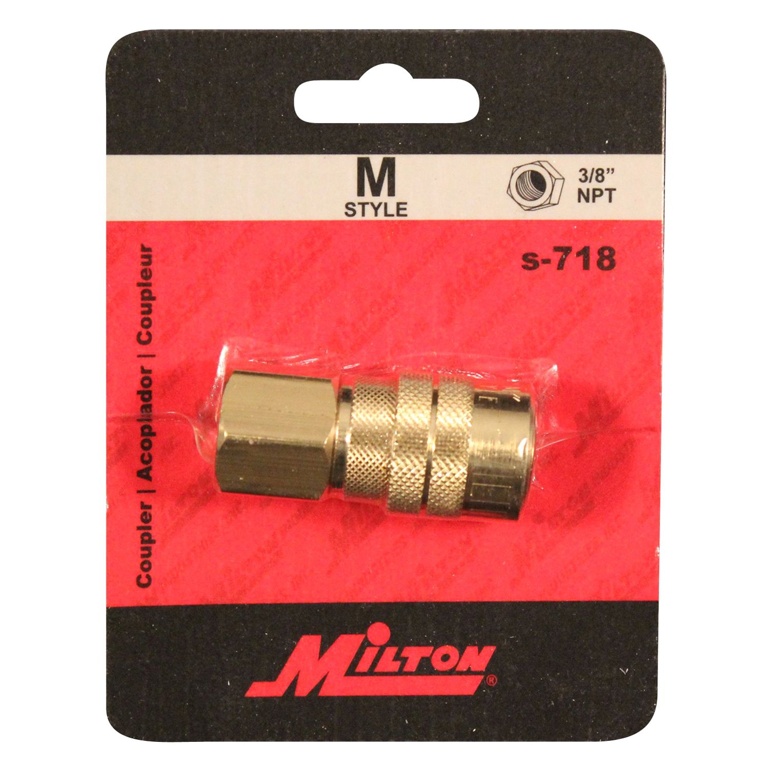 Milton® - M-Style 3/8" NPT Quick Coupler Body - TOOLSiD.com