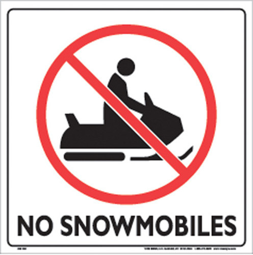 Voss Signs® - 12" White Plastic Sign - TOOLSiD.com