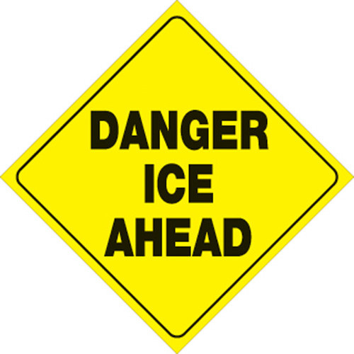 Voss Signs® - 12" Yellow Plastic Reflective Sign - TOOLSiD.com