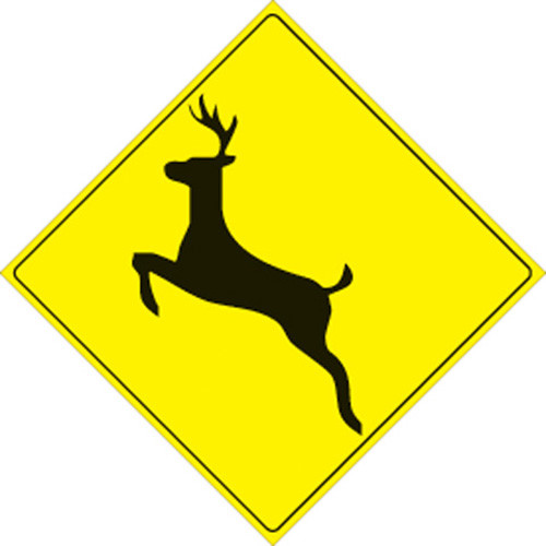Voss Signs® - 12" Yellow Plastic Reflective Sign - TOOLSiD.com